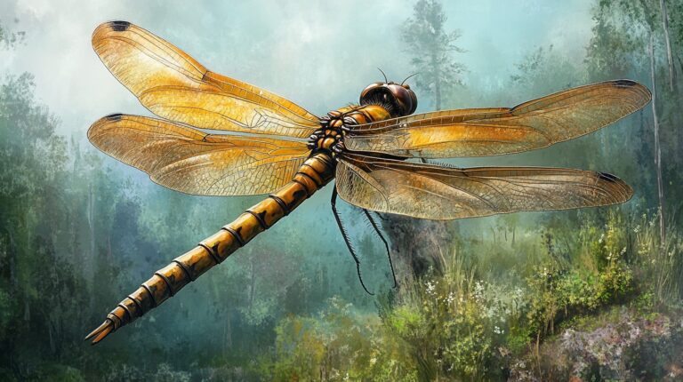 The Largest Insect Ever Existed was a Giant Dragonfly - Meganeura ...