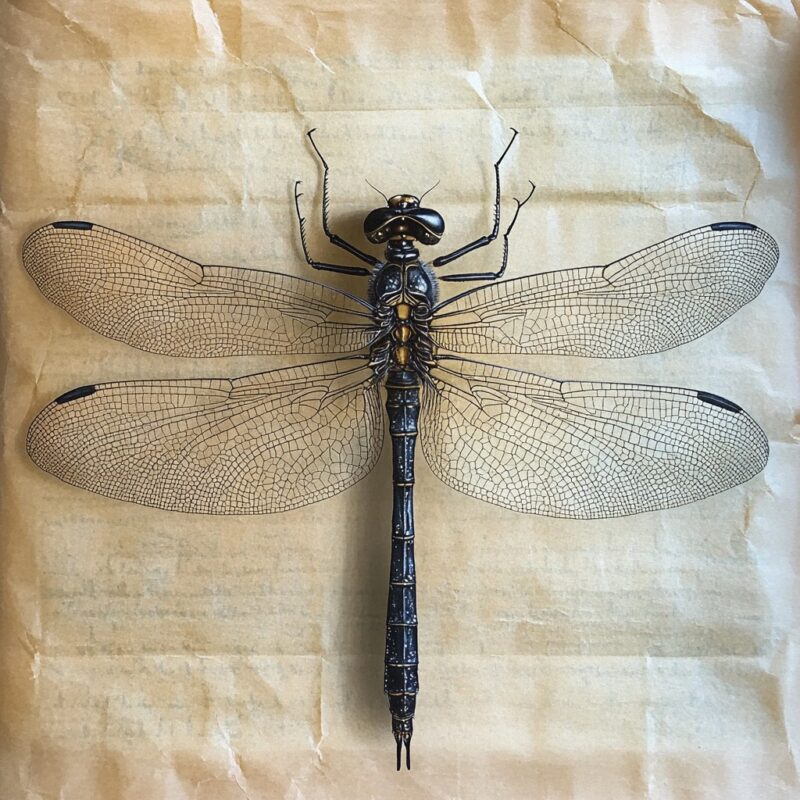 The Largest Insect Ever Existed was a Giant Dragonfly - Meganeura ...